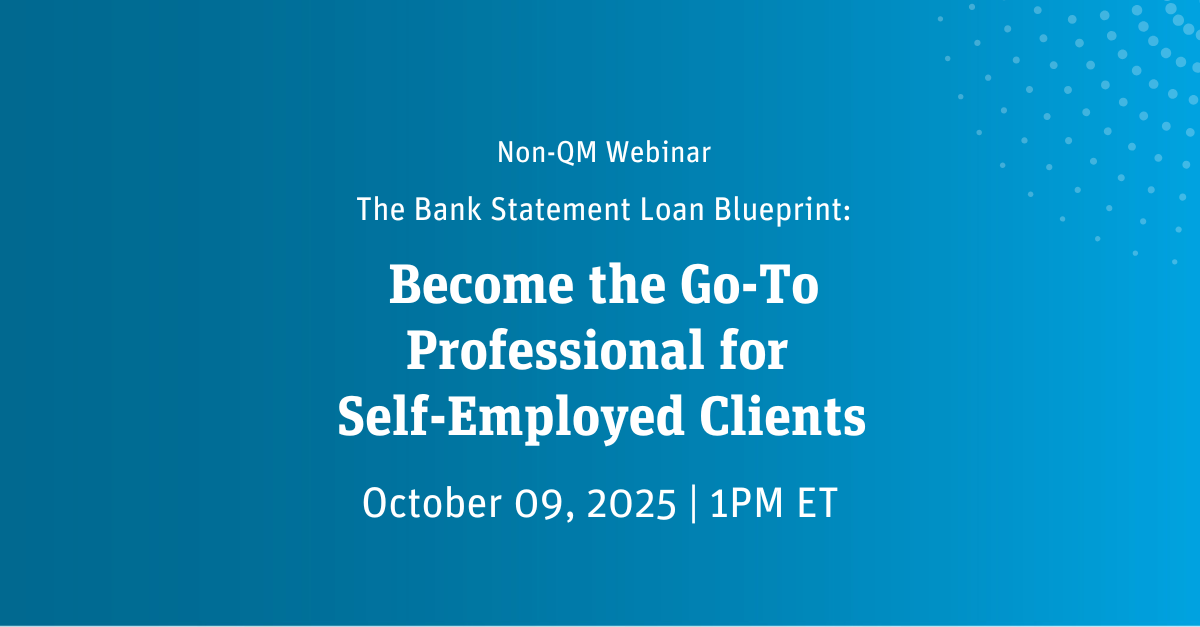 Webinar Recording: The Bank Statement Loan Blueprint - Become the Go-To ...